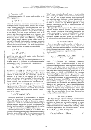 An adaptive-model-for-blind-image-restoration-using-bayesian-approach | PDF | Photo Editing ...