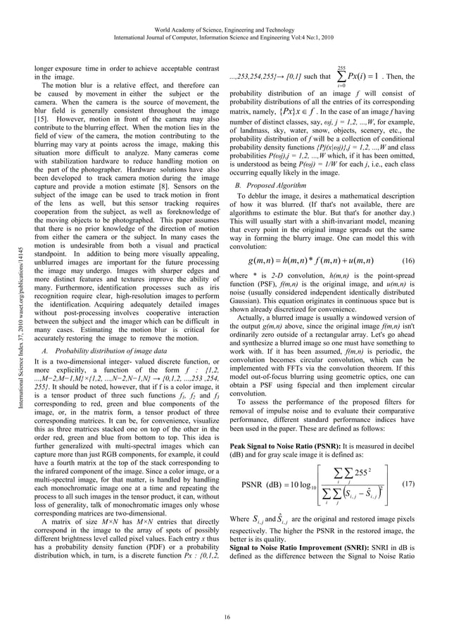 An adaptive-model-for-blind-image-restoration-using-bayesian-approach | PDF | Photo Editing ...