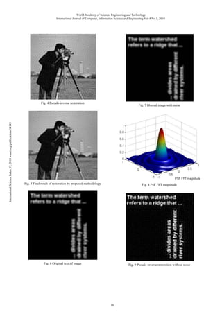 An adaptive-model-for-blind-image-restoration-using-bayesian-approach | PDF | Photo Editing ...