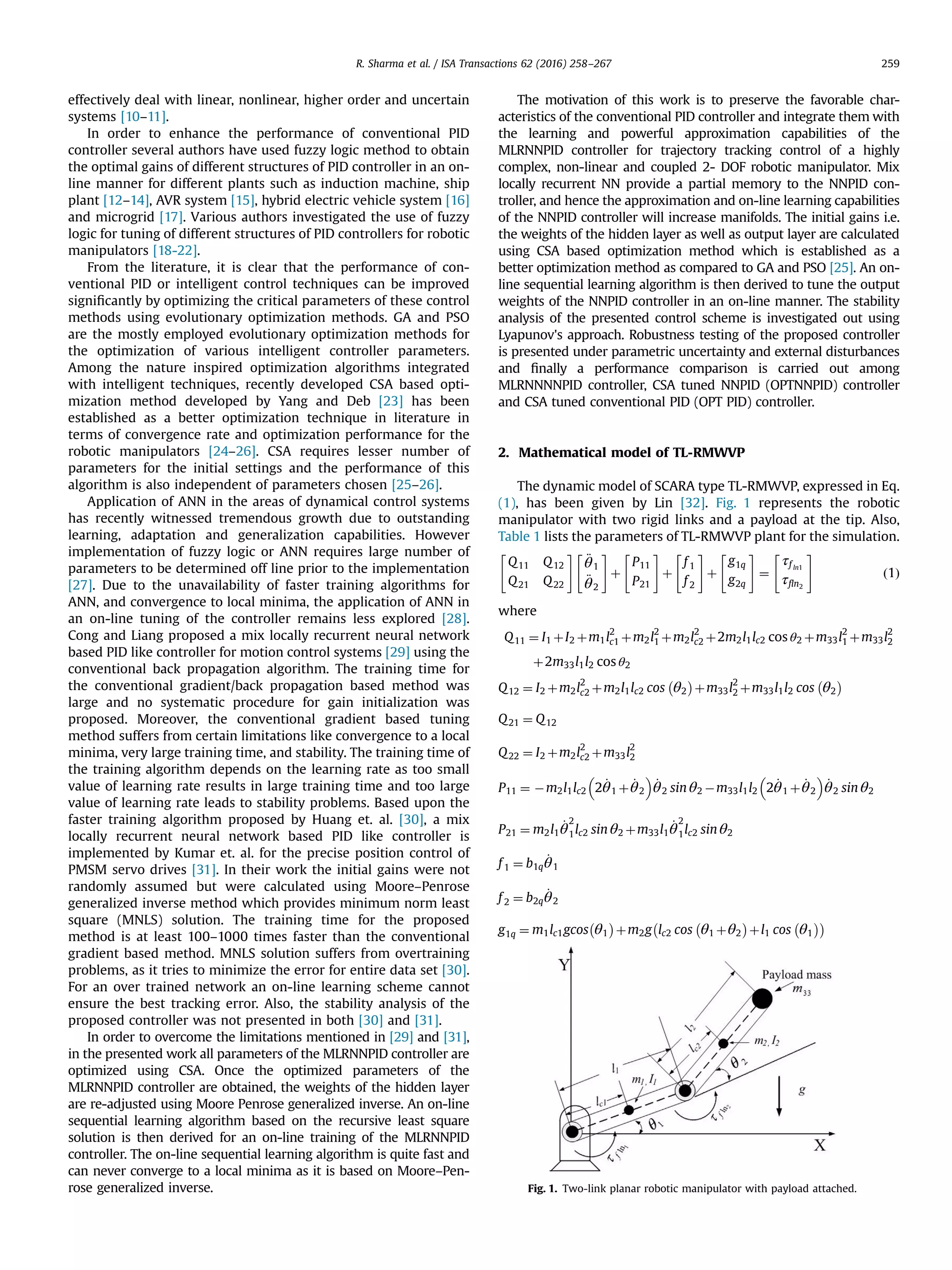 An Adaptive Pid Like Controller Using Mix Locally Recurrent Neural
