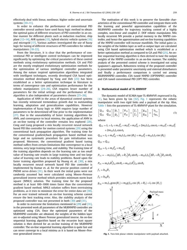 An Adaptive Pid Like Controller Using Mix Locally Recurrent Neural