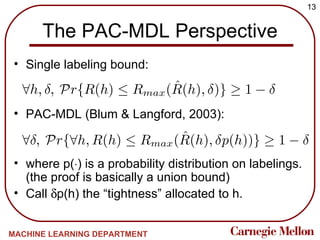 An Analysis of Graph Cut Size for Transductive Learning | PPT