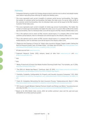 An Analysis of U.S. P&C Insurance Customer-Facing Mobile Apps | PDF