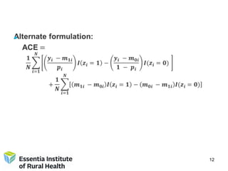 An Application of Doubly Robust Estimation JOHNSON | PPTX