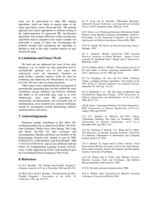 An Approach to Software Testing of Machine Learning Applications | PDF