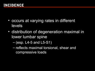 Common conditions of the lumbar spine | PPT