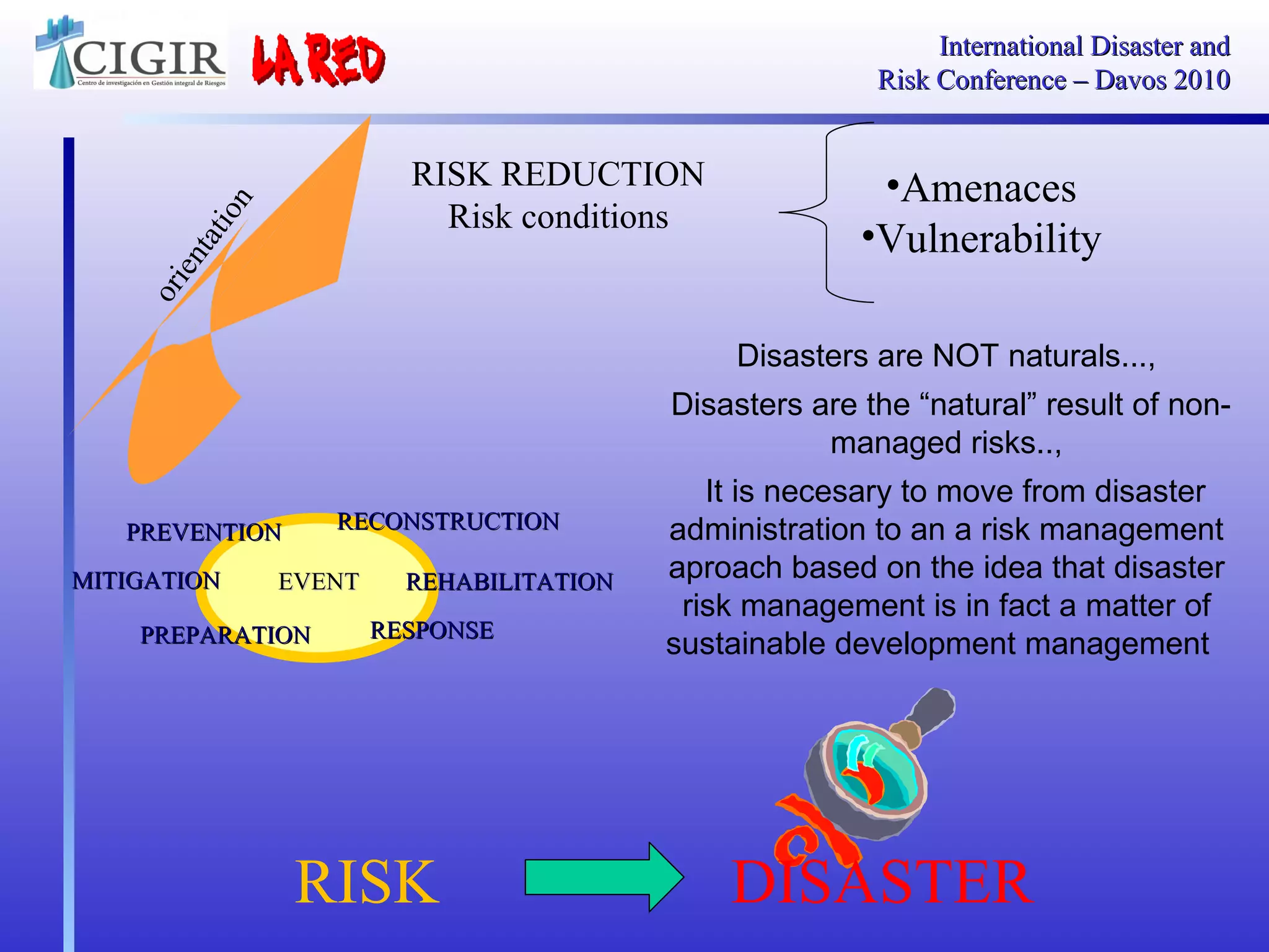 An Experience Designing a National Research Agenda on Disasters Risk ...