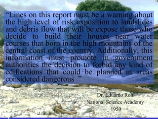 An Experience Designing a National Research Agenda on Disasters Risk ...