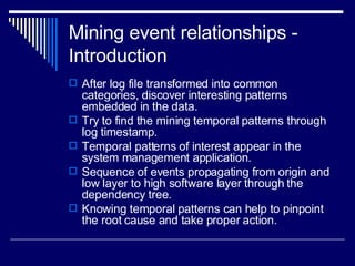 An Integrated Framework on Mining Logs Files for Computing System Management | PPT