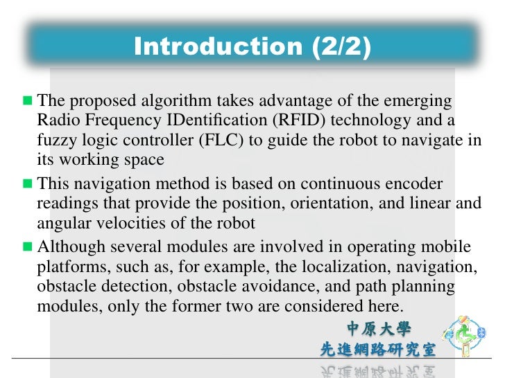 An Intelligent Mobile Robot Navigation Technique Using Rfid Technology