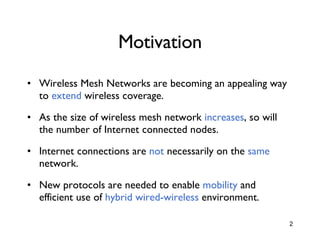 An Inter-domain Routing Protocol for Multi-homed Wireless Mesh Networks ...
