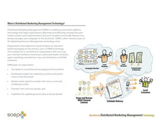 An Introduction to Distributed Marketing Management Technology | PPT
