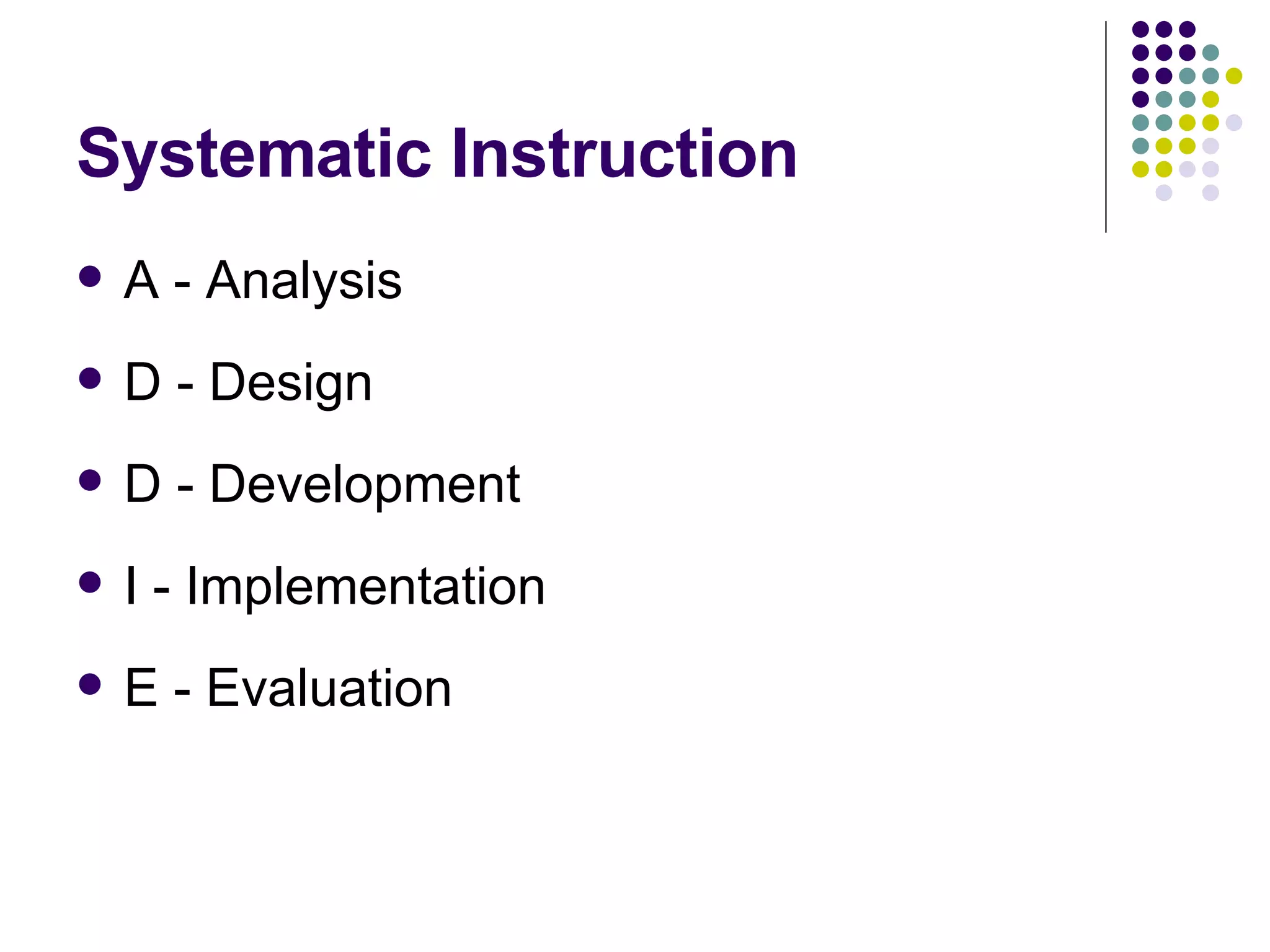 An Introduction to ADDIE | PPT