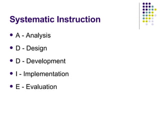An Introduction to ADDIE | PPT