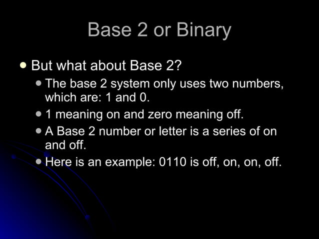 An Introduction To Binary | PPT