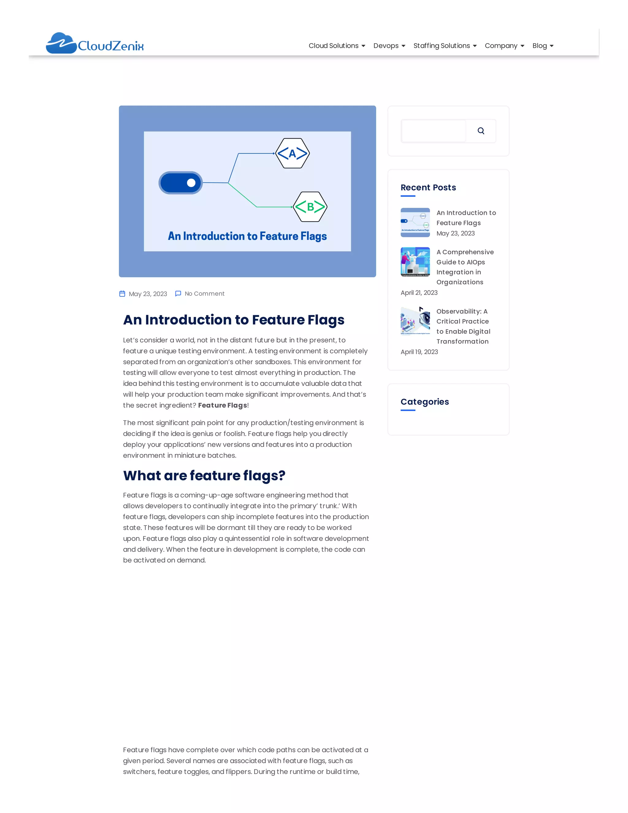 An Introduction to Feature Flags | PDF