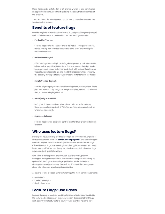 An Introduction to Feature Flags | PDF