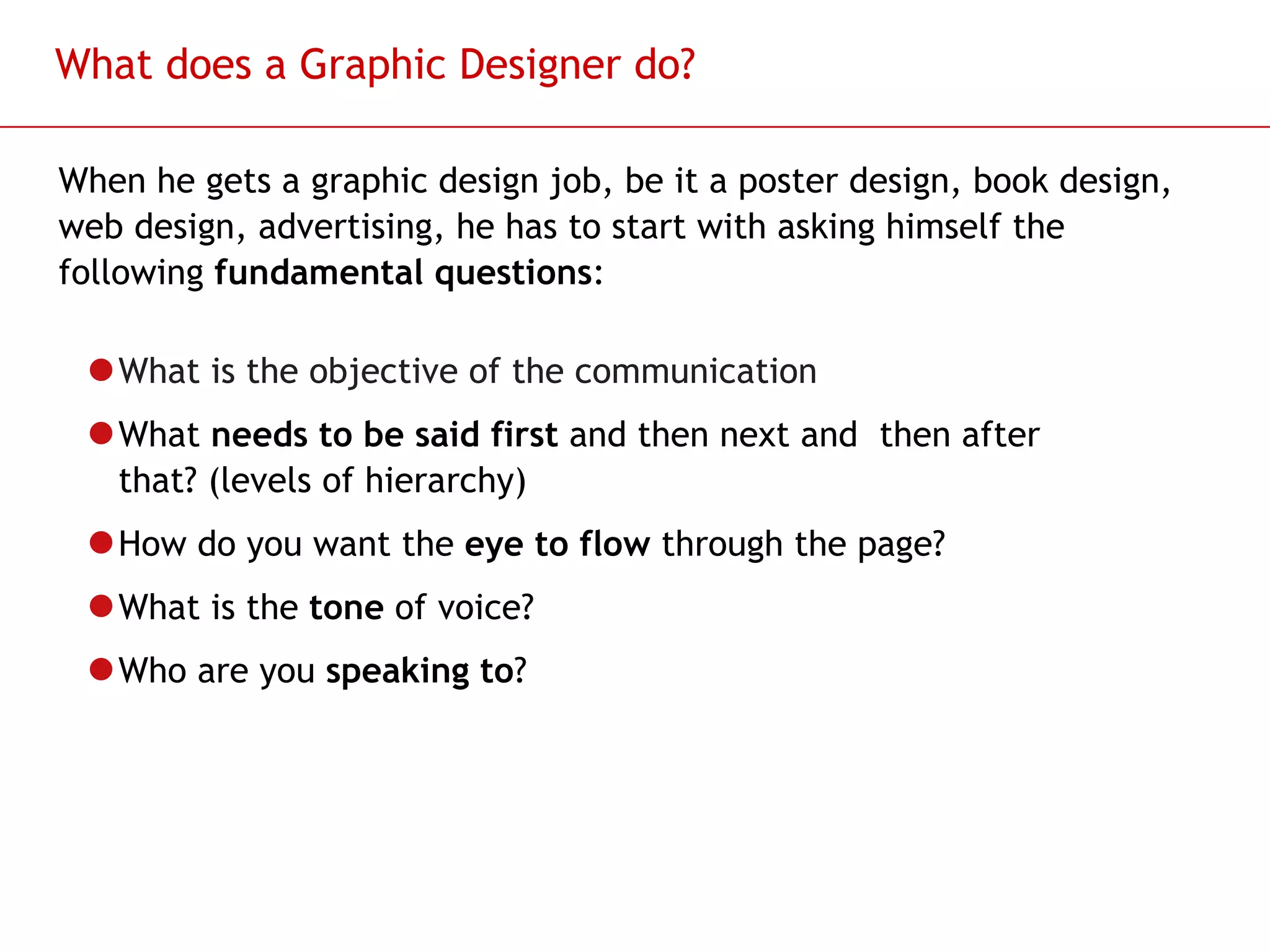 An Introduction To Graphic Design | PPT