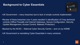 An introduction to Cyber Essentials | PPTX