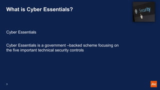 An introduction to Cyber Essentials | PPTX