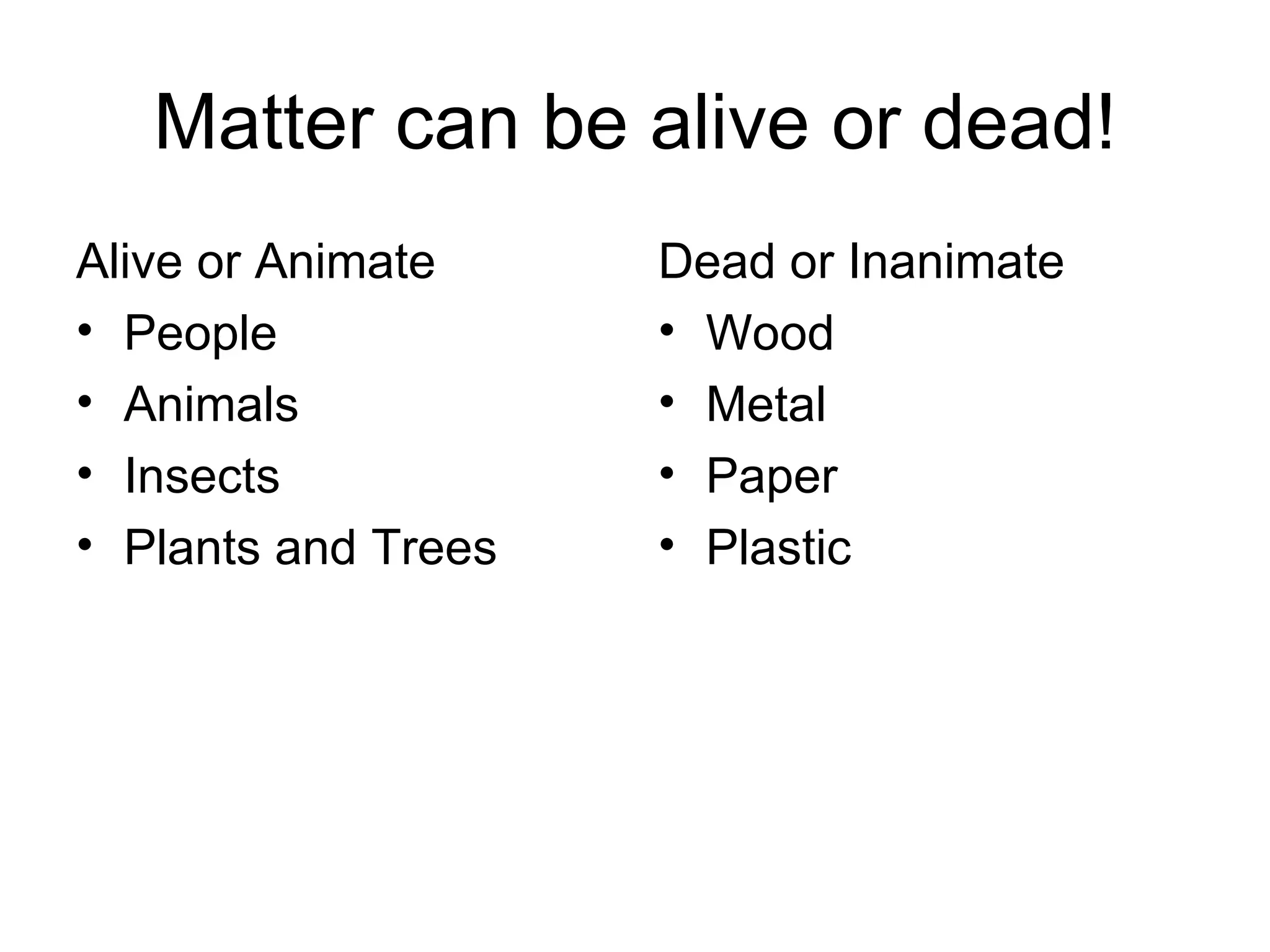 An Introduction To Matter | PPT