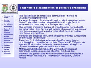 An introduction to Medical Parasitology | PPT