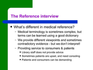 An introduction to medical reference | PPT