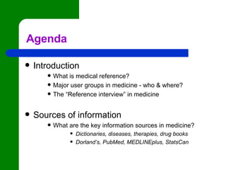 An introduction to medical reference | PPT
