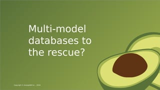 An introduction to multi-model databases | PDF