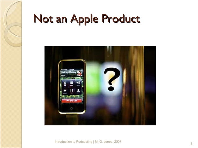 An introduction to Podcasting | PPT