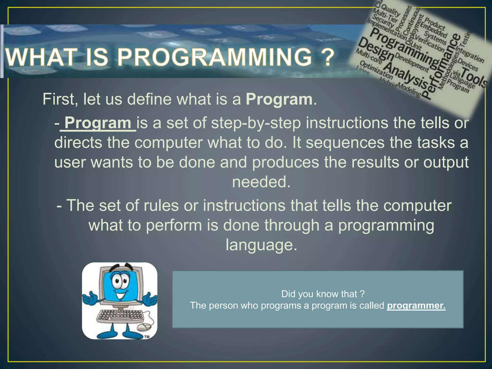 An introduction-to-programming | PPT
