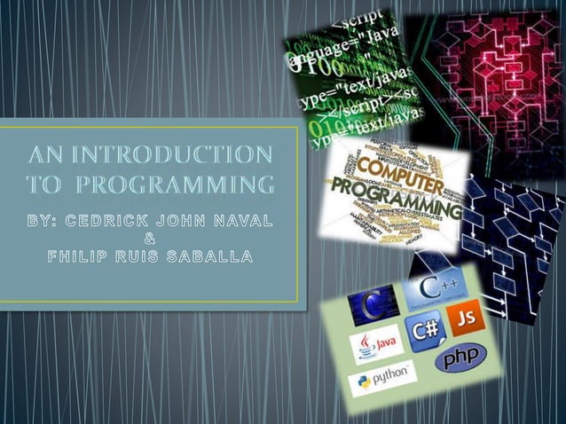 An introduction-to-programming | PPT