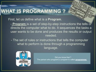 An introduction-to-programming | PPT