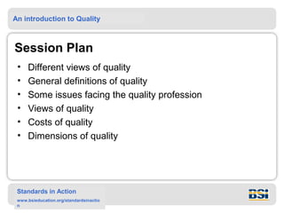 An introduction-to-quality | PPT | Consumer Issues | Business