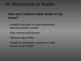 An Introduction To Radon | PPT