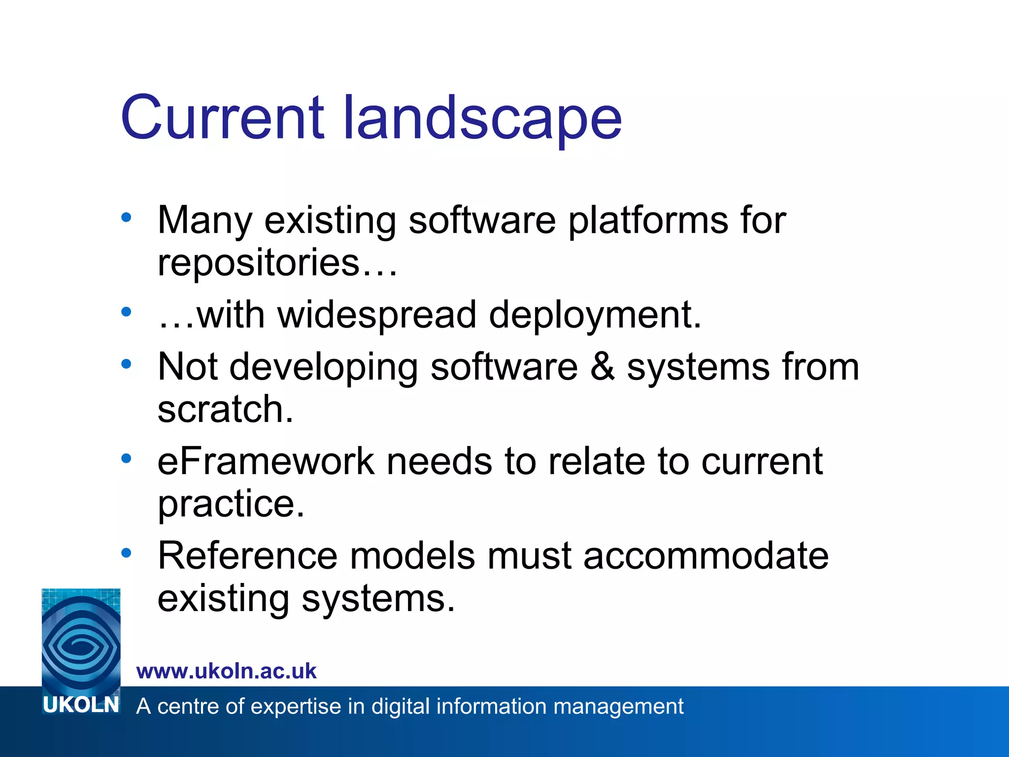 An introduction to repository reference models | PPT
