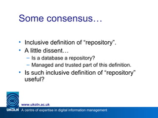 An introduction to repository reference models | PPT