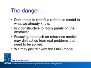 An introduction to repository reference models | PPT