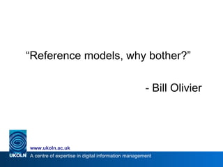 An introduction to repository reference models | PPT