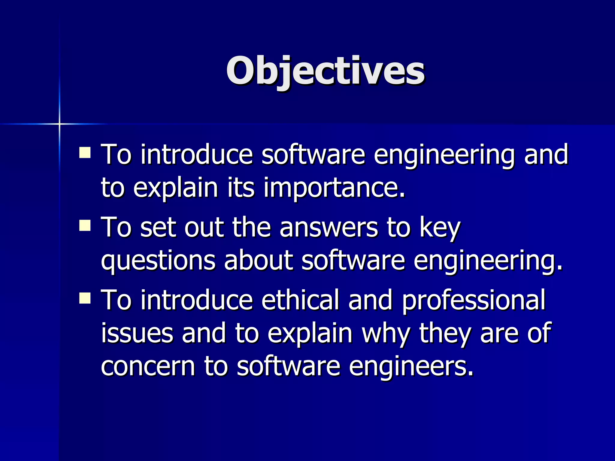 An Introduction To Software Engineering | PPT