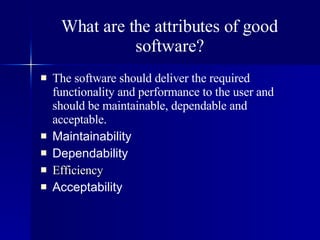 An Introduction To Software Engineering | PPT