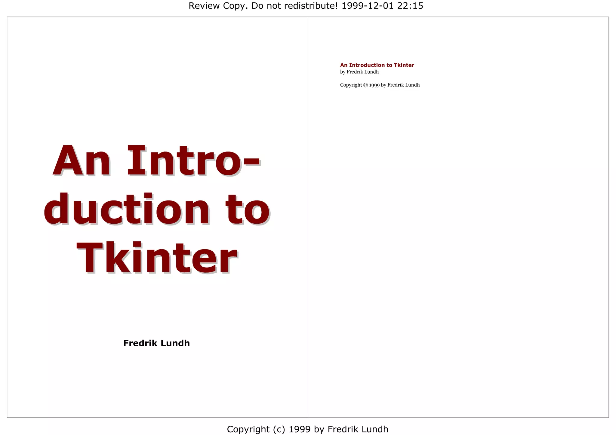 An introduction-to-tkinter | PDF