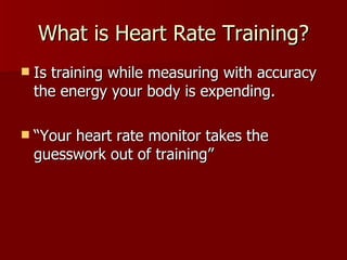 An Introduction To Training With A Heart Rate Monitor - Andrew McCarthy ...