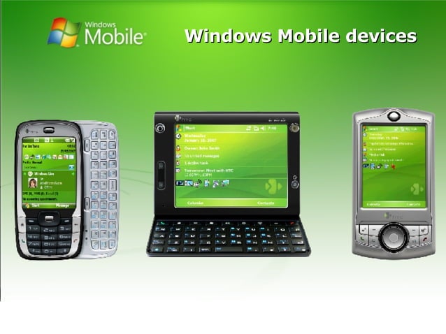 An introduction to Windows Mobile development | PPT