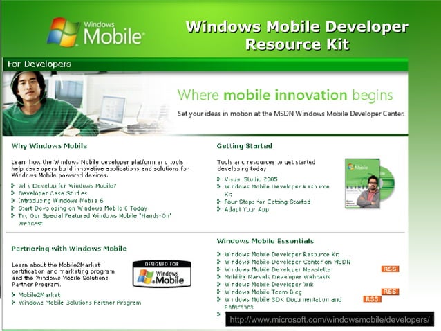 An introduction to Windows Mobile development | PPT