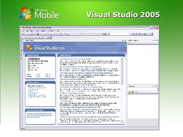 An introduction to Windows Mobile development | PPT