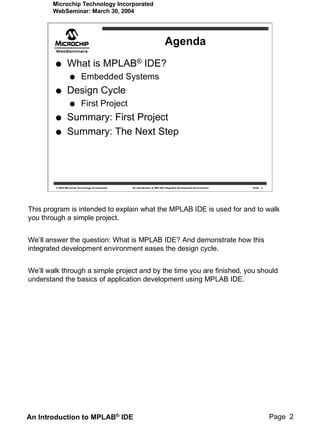 An introdution to MPLAB | PDF