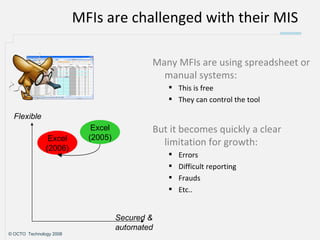 An Mfi Story Revisited | PPT | Business Banking & Finance | Business