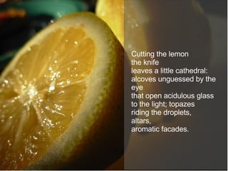 An ode to a Lemon | PPT
