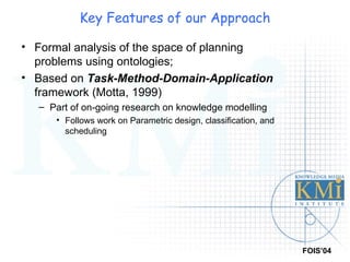 An Ontological Formalization Of The Planning Task | PPT